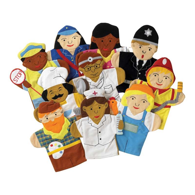Occupation Role Play Hand Puppets | Educational Resources - Early Years ...