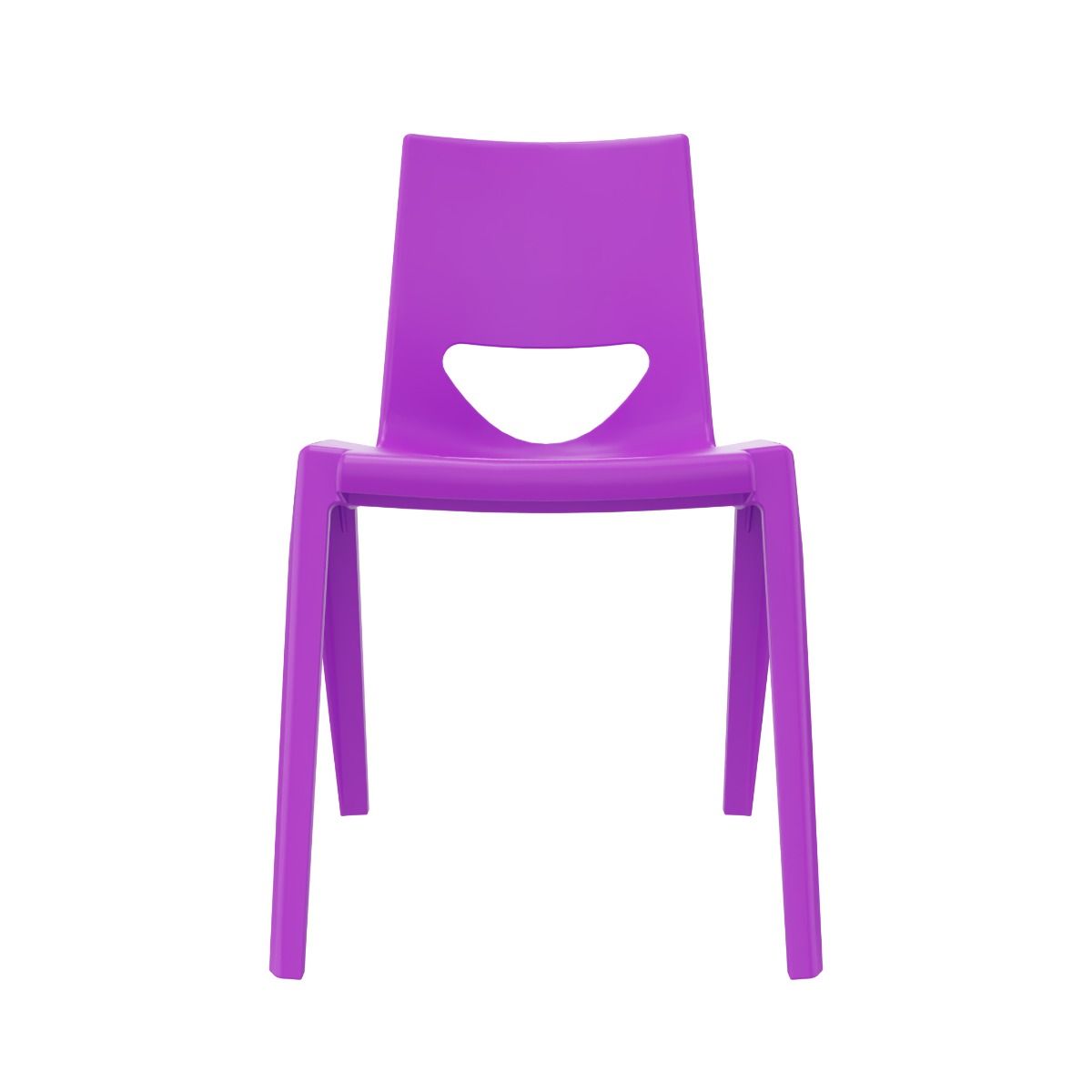 EN ONE Posture Classroom Chair 460mm Velvet Purple | Classroom ...