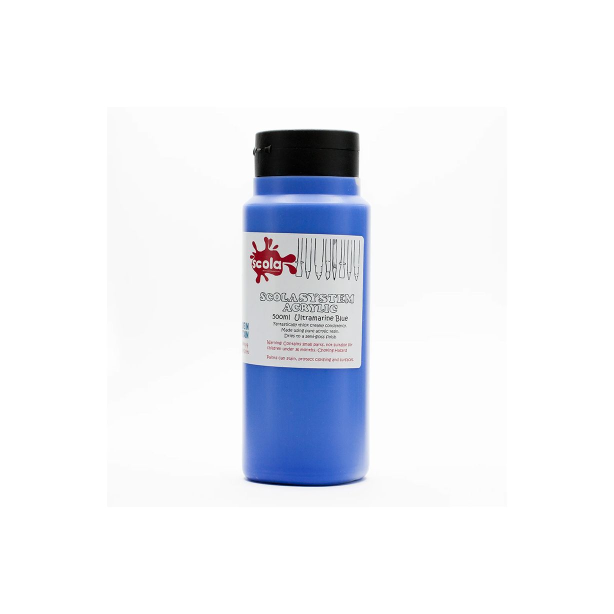 Scola Student Acrylic 500ml Ultramarine Blue | Educational Resources ...