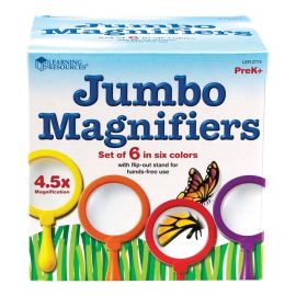 Learning Resources Primary ScienceÃ¢â€žÂ¢ Jumbo Magnifiers 6pk ...